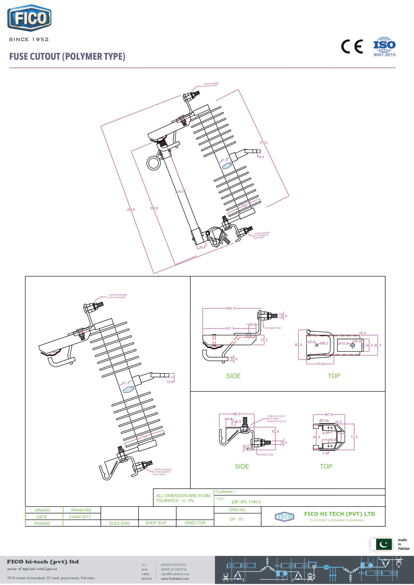 POLYMER TYPE FUSE CUTOUT – fico hi-tech